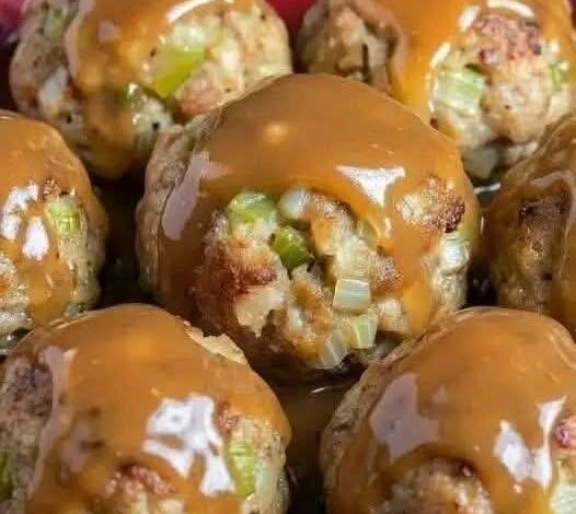 Leftover Turkey Stuffing Balls Recipe - Yummy Recipes
